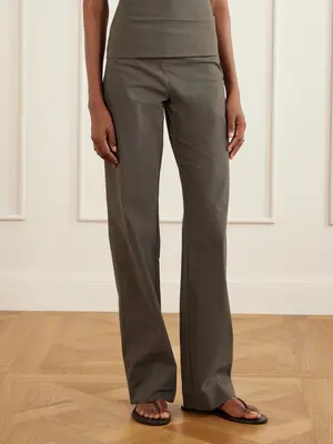 ST. AGNI Studio Twill Skinny-leg Pants