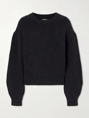 Khaite Gemma Cashmere Knit Sweater - Gray