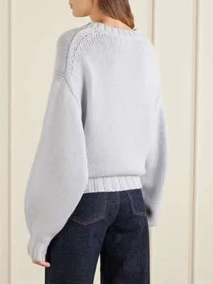 Khaite Gemma Knitted Cashmere Sweater