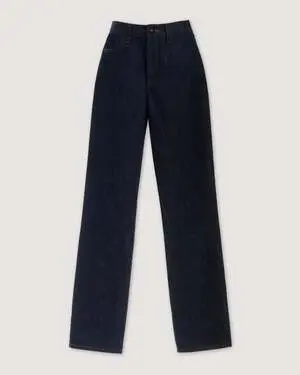 Veronica De Piante Nico Trousers In Denim, Dark Wash