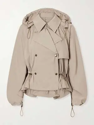 Burberry Cropped Shell Jacket - Beige