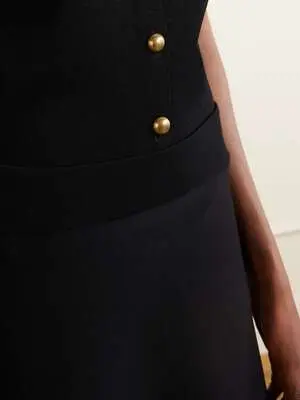 Max Mara Fuggito Crepe Midi Skirt