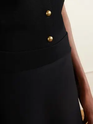 Max Mara Fuggito Crepe Midi Skirt