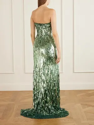 Jenny Packham Kimi Sequined Tulle Gown