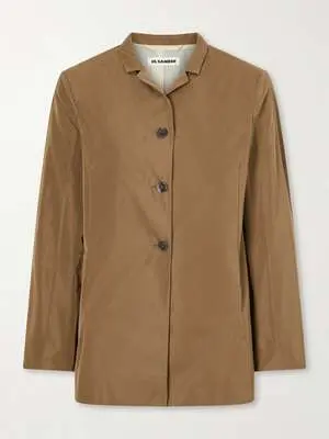 JIL SANDER Crepe Blazer - Light Brown
