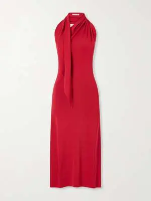Altuzarra Mitchell Jersey Midi Dress - Red