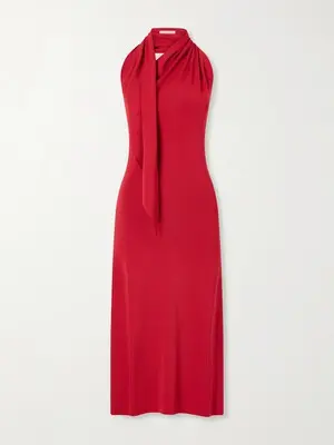 Altuzarra Mitchell Jersey Midi Dress - Red