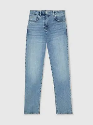 REISS Isabel Slim-leg Mid-rise Jeans