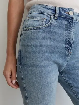 REISS Isabel Slim-leg Mid-rise Jeans