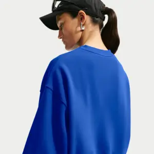 Nike Studio Fleece Medium Weight Oversized Cropped Crew
