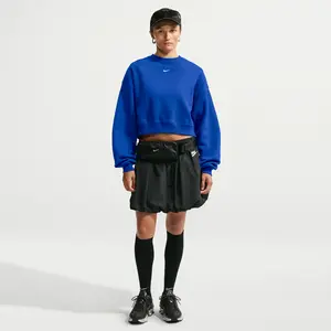 Nike Studio Fleece Medium Weight Oversized Cropped Crew