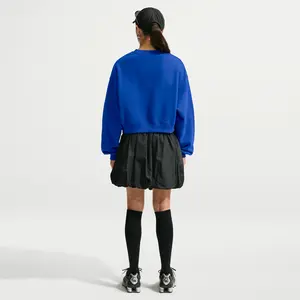 Nike Studio Fleece Medium Weight Oversized Cropped Crew