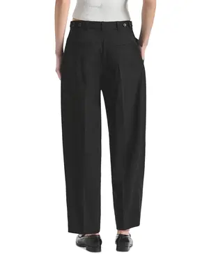 Derek Lam 10 Crosby Asher Tropical Stretch Suiting Pleated Trousers