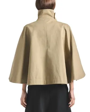 Derek Lam 10 Crosby Belted Capelet Jacket