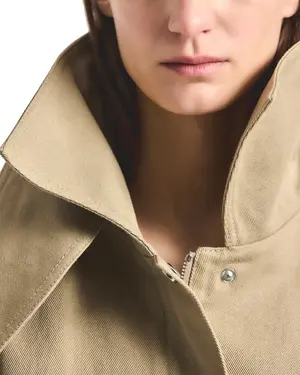 Derek Lam 10 Crosby Belted Capelet Jacket