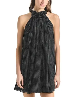 Derek Lam 10 Crosby Sadie Trapeze Dress - Black/marshmallow