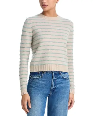 Guest In Residence Striped Cashmere Sweater - Sandstone
