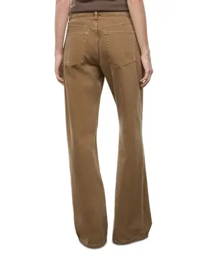 Staud Gus Mid Rise Relaxed Fit Jeans