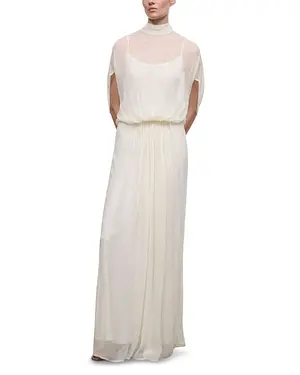 Staud Round Neck Evening Dresses