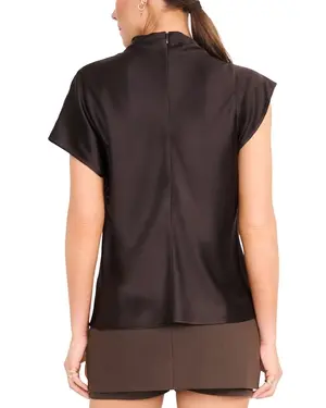 Staud Davina Silk Blend Top