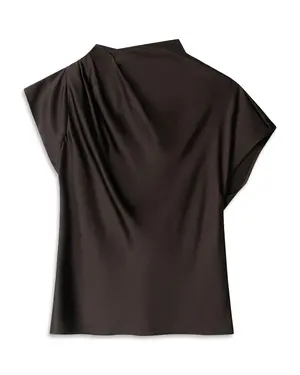 Staud Davina Silk Blend Top