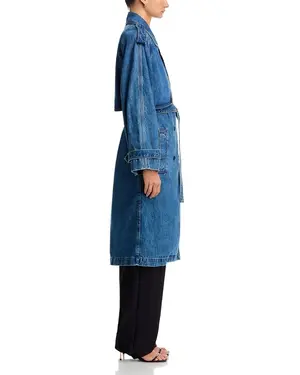 ANINE BING Rickie Maxi Trench Coat