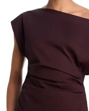 A.L.C. Nara Ruched Midi Dress