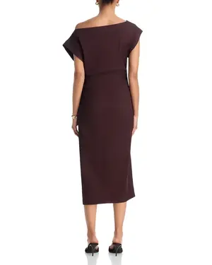 A.L.C. Nara Ruched Midi Dress