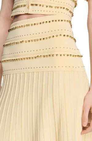 Sandro Long Tassel Skirt
