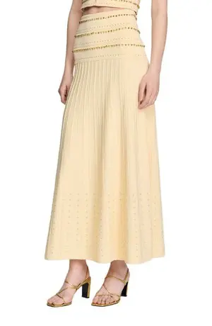 Sandro Long Tassel Skirt