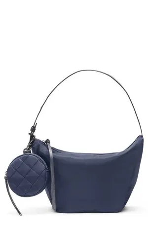 Mz Wallace Small Waverly Shoulder Bag Navy