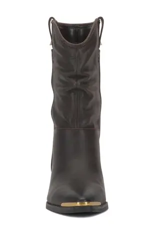 Vince Camuto Pezzra Western Boots - Coffee