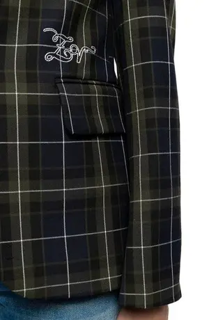 Zadig&Voltaire Vavy Tailleur Tartan Blazer