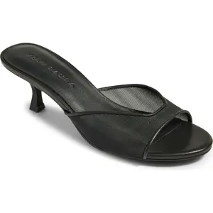 Yosi Samra Opal Mesh Open Toe Sandal - Black