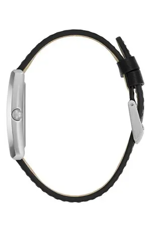 Rag & Bone Brynn Leather Strap Tank Watch