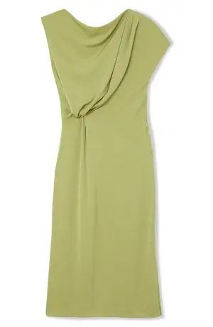 REISS Beth One-shoulder Midi Dress
