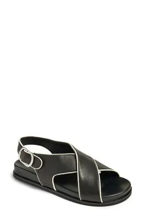 Yosi Samra Gemma Slingback Sandal - Black