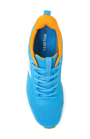 PILOTI Paddock Trainer Sneaker - Blue/orange