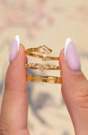 GIRLS CREW Lord Of The Rings Elven Ring - Gold