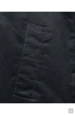 Mango Waxed Effect Cotton Blend Jacket