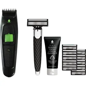 PURSONIC Grooming Essentials Bundle Shaving Kit & Beard & Body Trimmer - Black