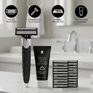 PURSONIC Grooming Essentials Bundle Shaving Kit & Beard & Body Trimmer