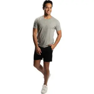 PETER MANNING NYC Stretch Chino Shorts 5 Inch Black