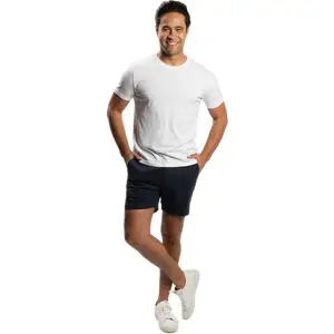 PETER MANNING NYC Stretch Chino Shorts 5 Inch - Navy