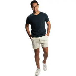 PETER MANNING NYC Stretch Chino Shorts 5 Inch Stone