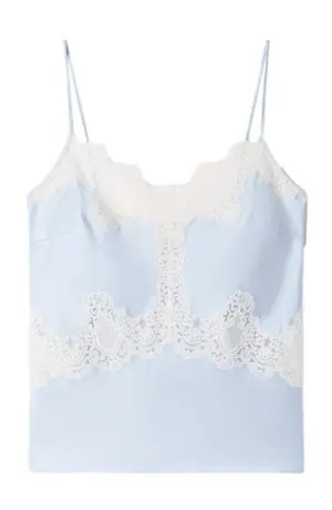Sandro Lingerie-style Top With Lace