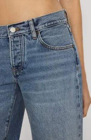 FRAME Theleo Wide Leg Jeans - Rivage