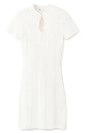 Mango Open Knit Minidress