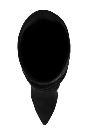 Guess Geima Pointed Toe Slouch Foldover Boot - Black