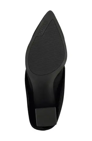Guess Geima Pointed Toe Slouch Foldover Boot - Black